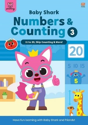 Baby Shark Numbers and Counting Activity Book 3: 11 to 20, Skip ...